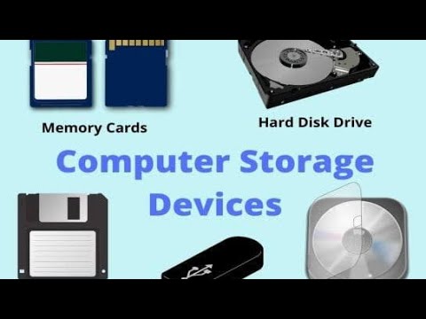 What is Storage Devices, How many Kinds of storages devices, Flash drives, memory, secondary storage