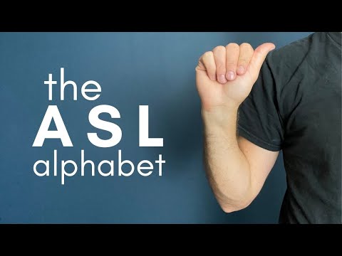 the ASL ALPHABET in 15 seconds | American Sign Language