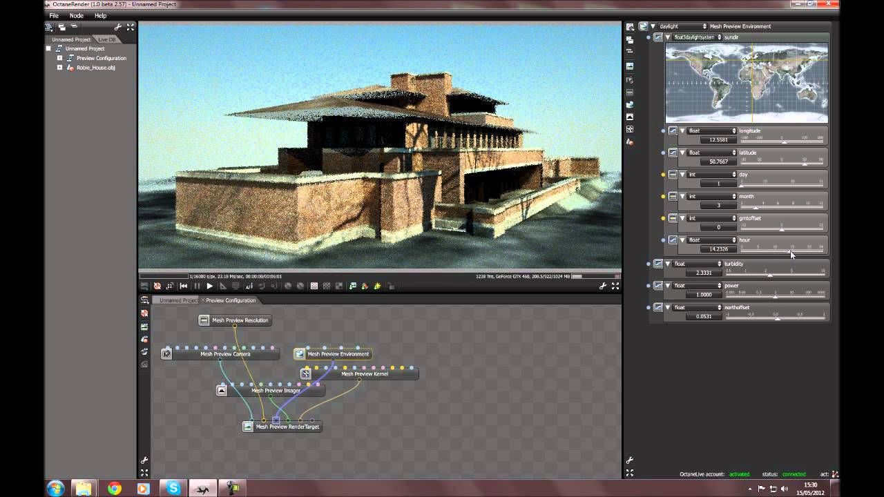 Mini tutorial Octane render - parte 2