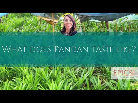 🌿 What Does Pandan Taste Like?