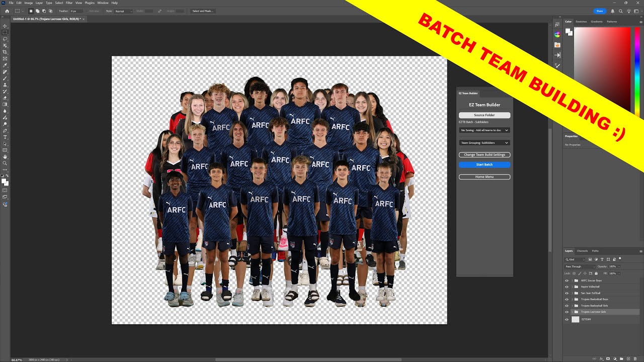 EZ Team Builder 5 - Batch Processing