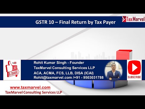 GSTR 10 Final Return