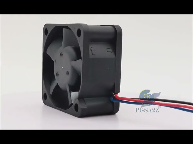 12V DC Cooling Fan - PGSA2Z D60SH-12A Size 60X60X10mm DC12V 0.50A 3500 RPM Brushless Air Cooling ...