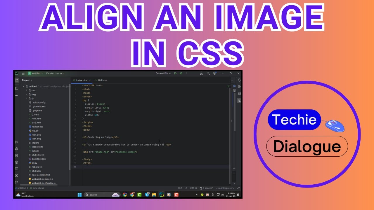 How to Align an Image in CSS - Detailed Tutorial {2025}