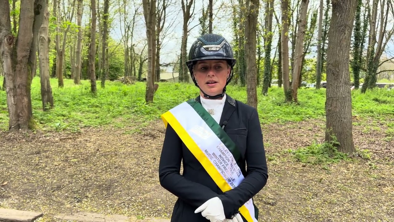 Baileys Horse Feeds Novice Freestyle Gold Winter Champion 2026: Sadie Smith and Times Rococo