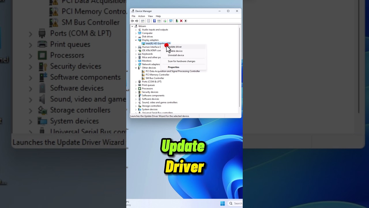 #Fixingwindows11startmenu How to Update Your Graphic Card's Drivers in Windows 11