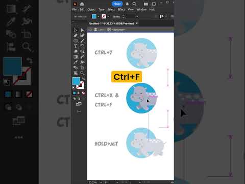 Clipping Mask Shortcut in Adobe Illustrator cc Tutorial | Graphic Design