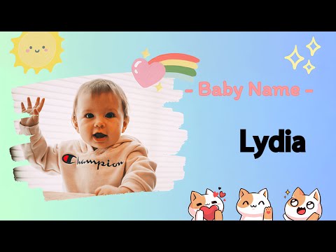 LYDIA | Lydia name meaning | Girl Name Meaning | Woman from Lydia (2023)