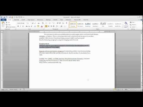 Paragraph Formatting
