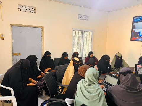 Finger printing training for 20 girls at Tawakal skills Center
