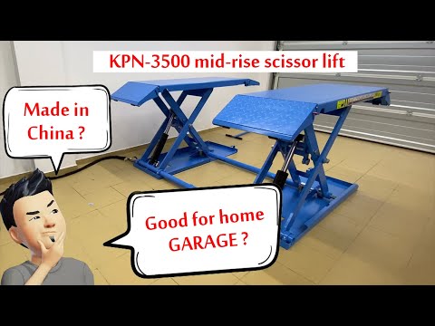 Best Car Scissor lift for home garage? unboxing and installation, modification and tweaks