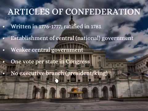 The Articles of Confederation