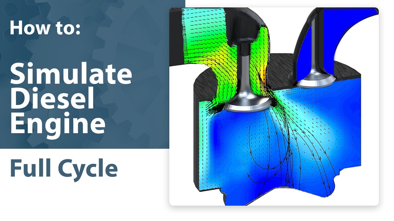 The Easiest Way to Perform Full-Cycle Diesel Engine CFD Simulation with CONVERGE