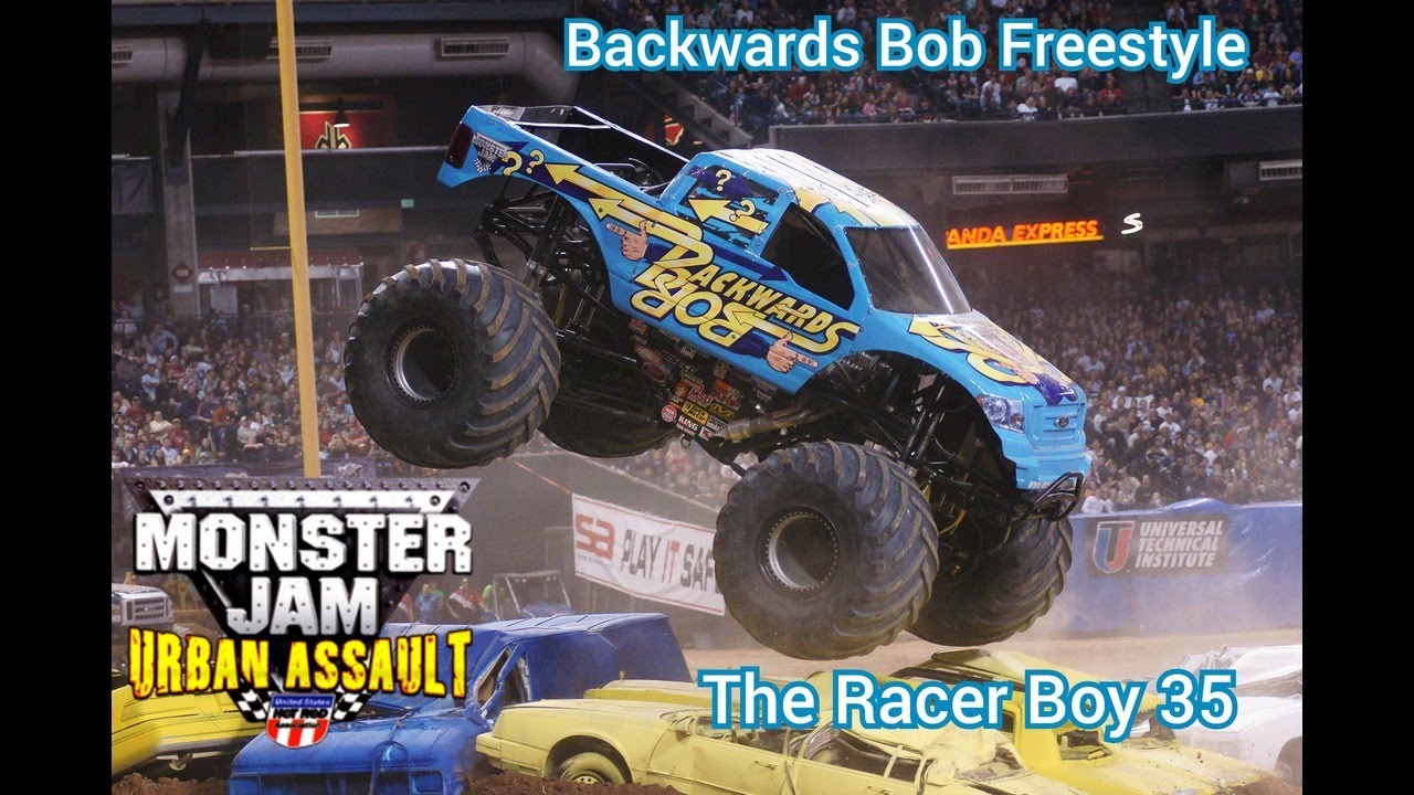 Monster Jam: Urban Assault: Backwards Bob Freestyle - 4K 60fps