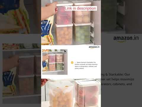 Must-Have Fridge Organizer Boxes 🧊 | Satpurush Fridge Storage Containers | Kitchen Must-Have #shorts