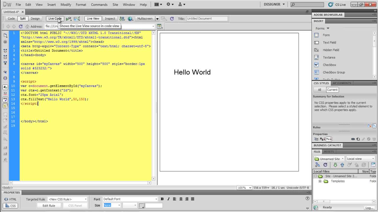 How to Work with Text on Canvas in HTML5