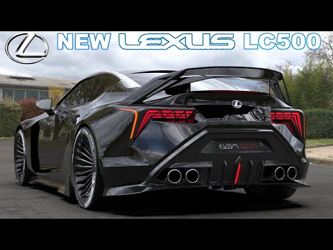 Lexus LC 500 Abandons Luxury Coupe Stance, Dreams of Slammed Widebody ...
