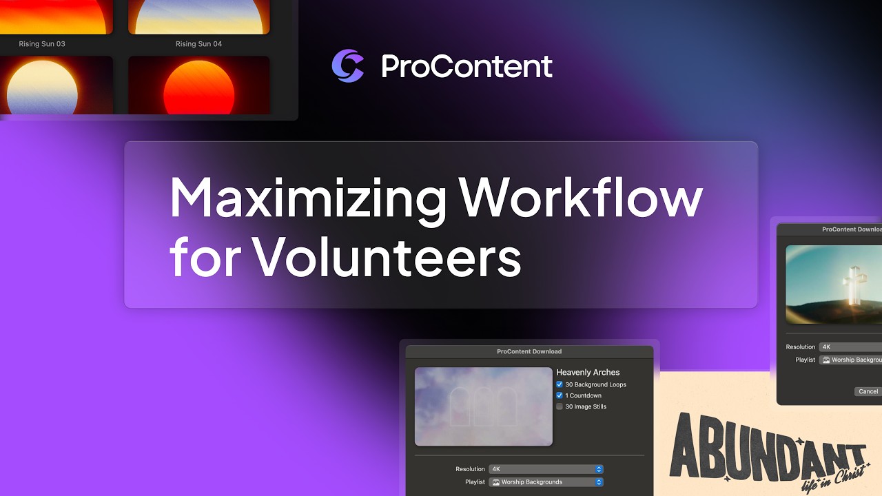 ProContent-  Maximizing Workflow for Volunteers