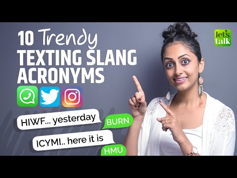 Trendy Texting Acronyms & Internet Slang Words (Abbreviations) | English Short forms For Chat & SMS