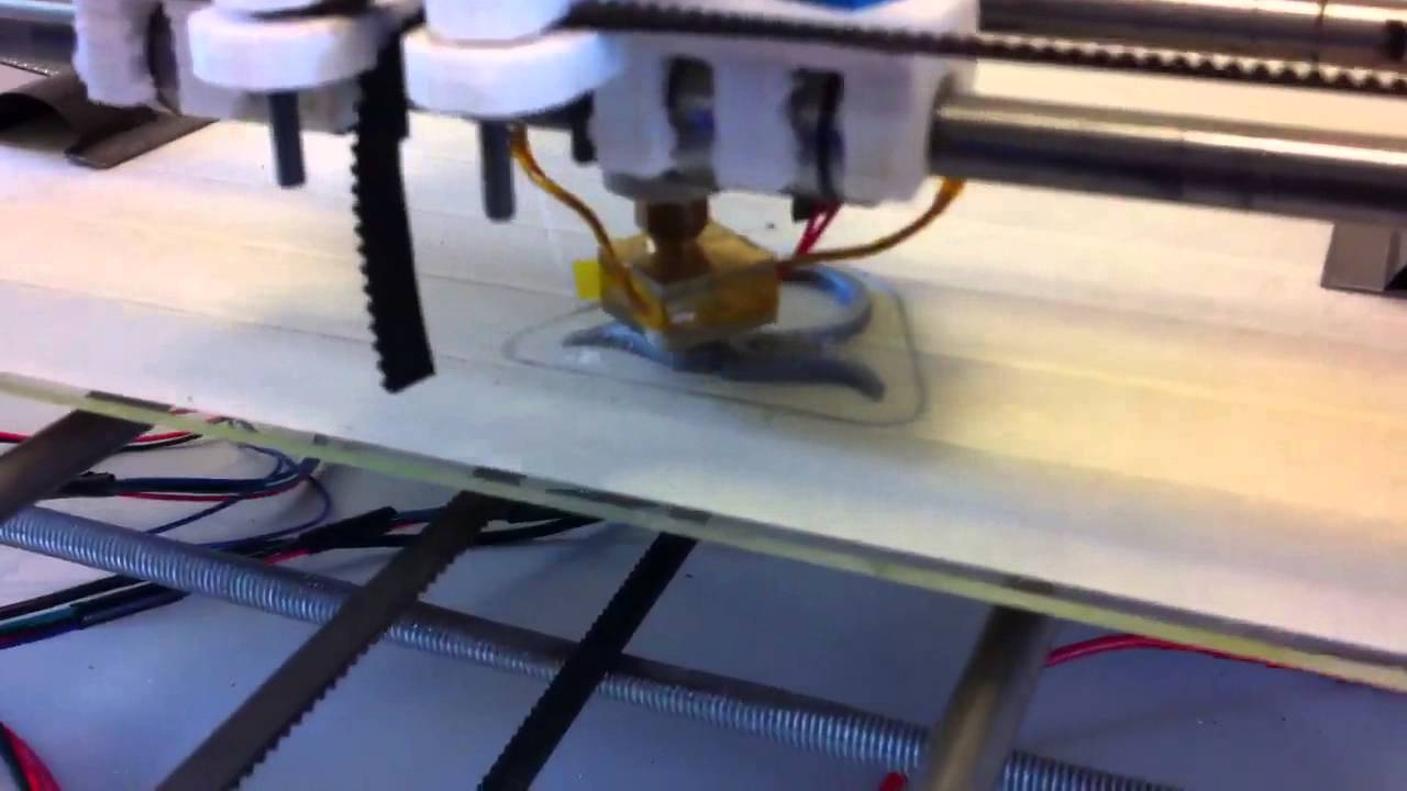 Reprap school first test print