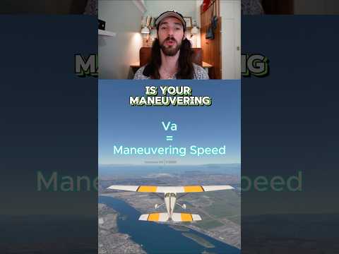 Va - Maneuvering Speed Explained Simply! #airplane #aviationtheory #aviationlife #aviationgeek