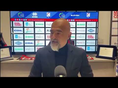 Intervista a Mister Canzi dopo Fiorenzuola Pontedera 0-4