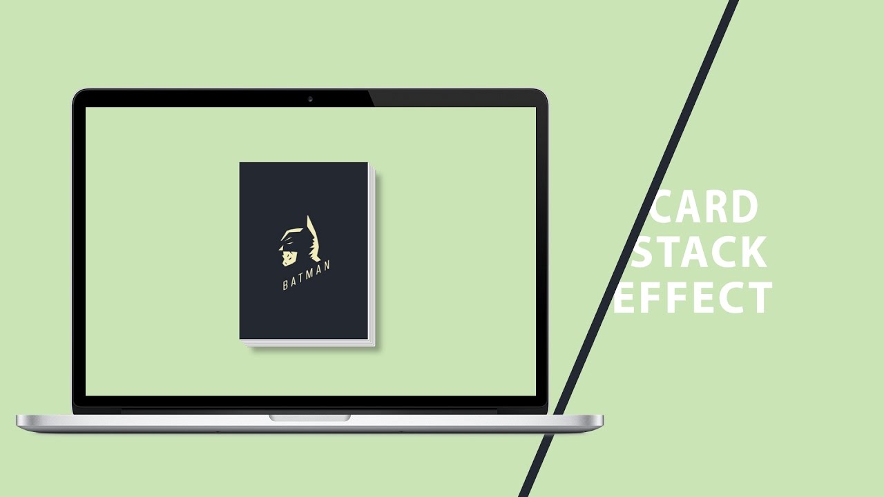 Card Stack Effect | CSS Tutorial