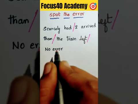 Spot the error-3 || English || Grammar || Competitive Exams || SSC CGL || CHSL || BANKING | MTS | GD