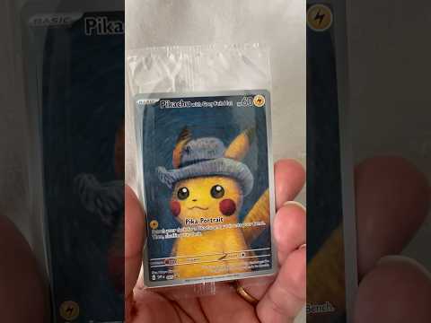 Pokémon × Van Gogh Museum: Pikachu with Grey Felt Hat Promo Card #shorts #pokemon
