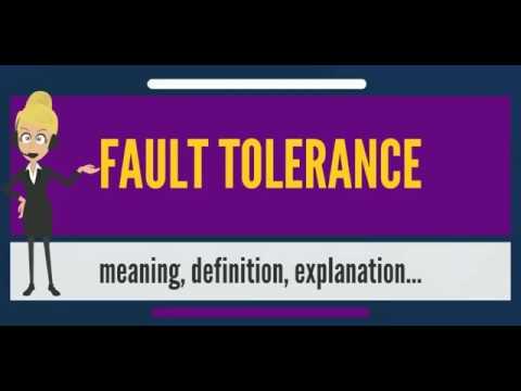 What is FAULT TOLERANCE? What does FAULT TOLERANCE mean? FAULT TOLERANCE meaning & explanation
