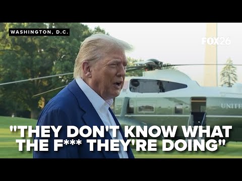 President Trump angry about Israel and Iran dropping more bombs drops the f-bomb