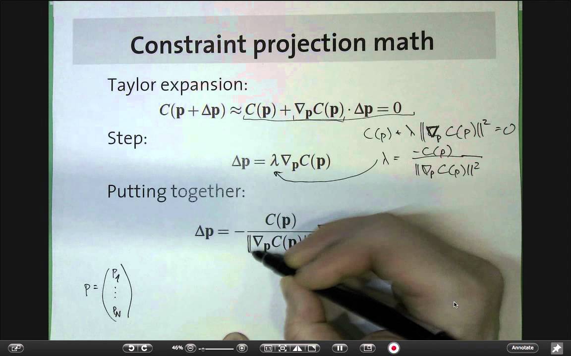 PBA 2014: Position Based Dynamics