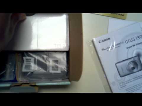 Canon Powershot SD1400 Unboxing