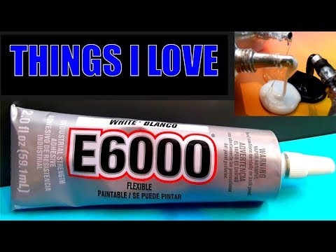 What is E6000 industrial adhesive glue used for?  - pros, cons, uses, instructions,  drying times