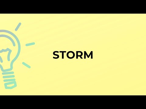 What is the meaning of the word STORM?