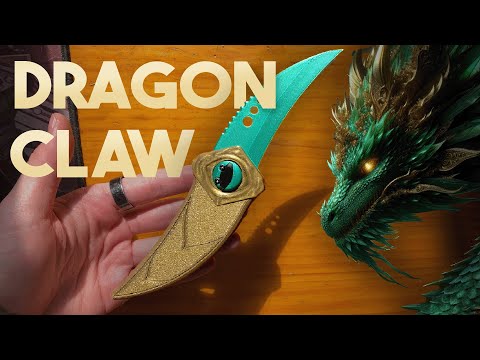 🐉 Dragon Claw - Gravity Knife・ STL File for 3D printing・Cults