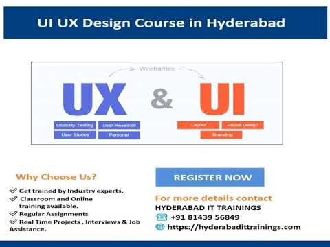 Best UI UX Design Course in Hyderabad