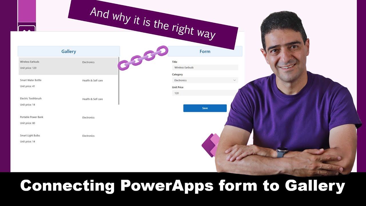 Integrate Power Apps Form with Gallery Record Easily