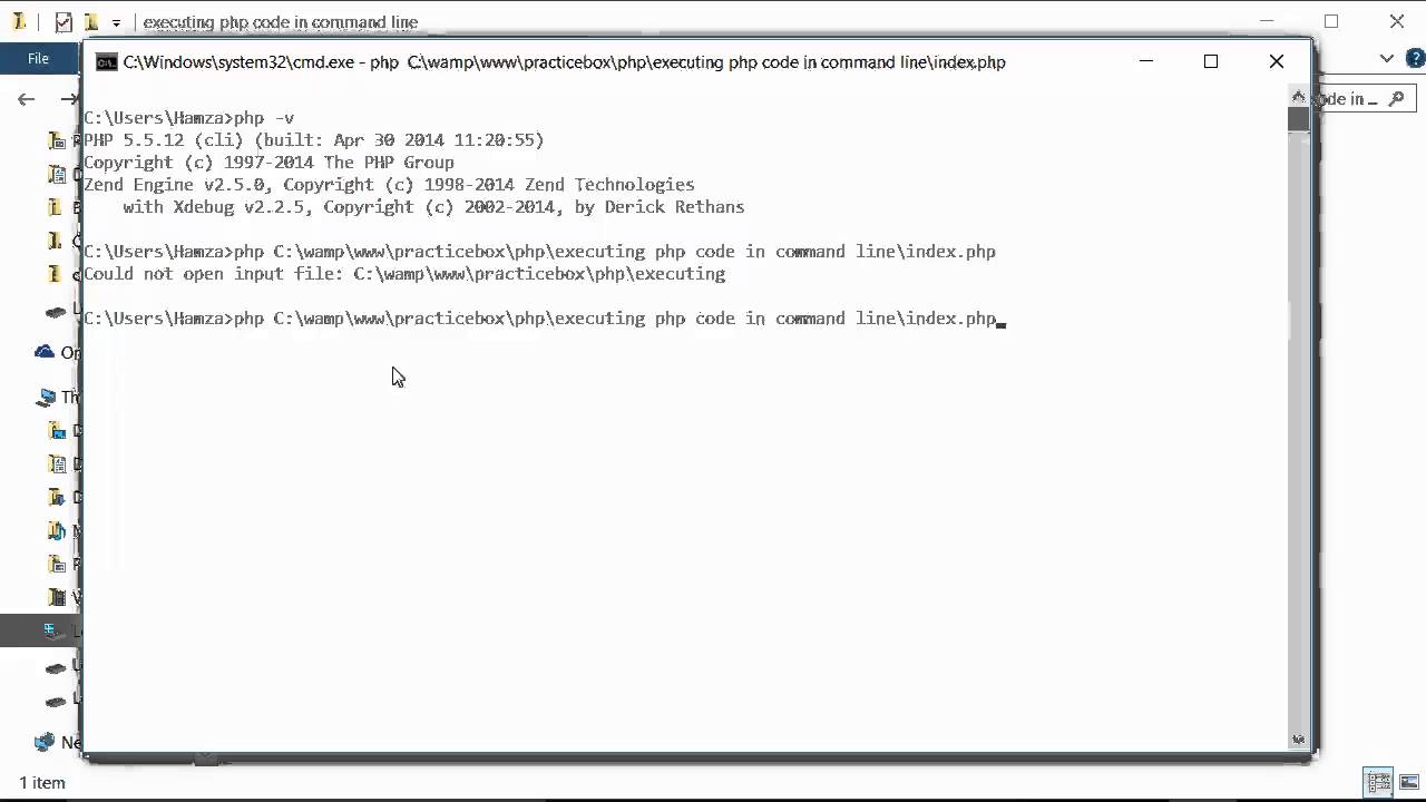 Executing PHP Code In CLI Part 01