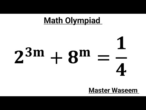 Nice. Exponential math Olympiad | Can you Solve this | Find M=?