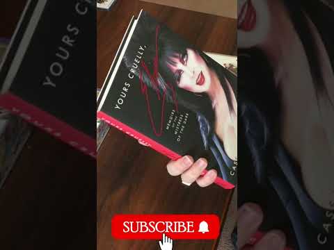 Elvira Mistress Of The Dark Book Cassandra Peterson #shorts