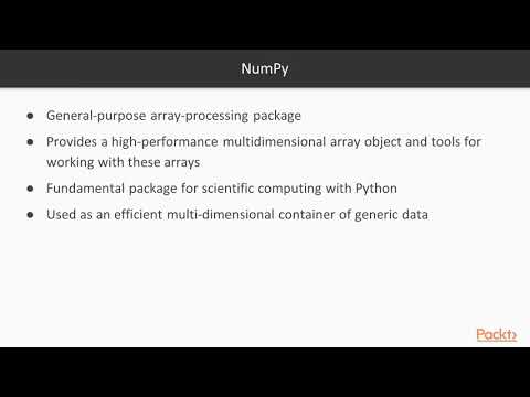 Learn Fast Numerical Computing with Python Introduction to NumPy | packtpub com - Mind Luster