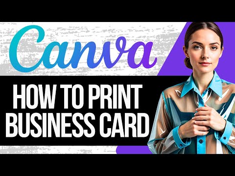 How to Print Business Card in Canva | Canva Business Card Printing Tutorial
