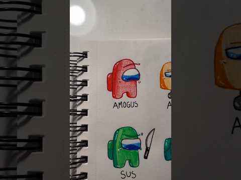 Amogus 😏😂 [REUPLOAD- READ DESC/PINNED COMMENT] #art #shorts #drawing #amongus #amogus #funny