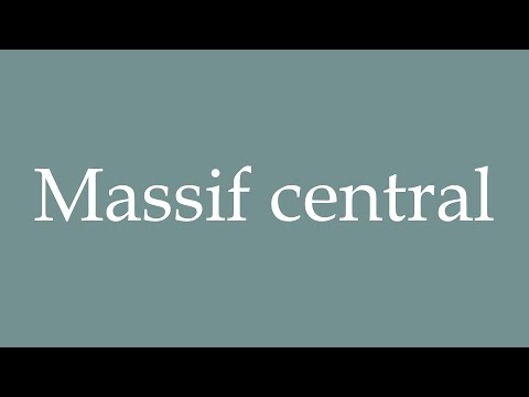 How to Pronounce ''Massif central'' Correctly in French