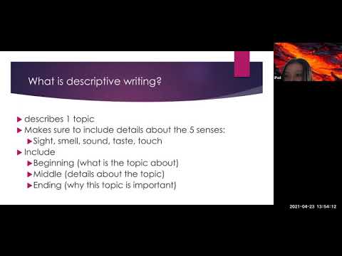 初级英语写作“什么是描述文”--fundamental English writing" what is descriptive writing"