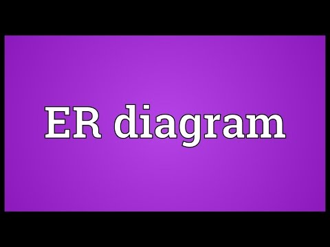 ER diagram Meaning