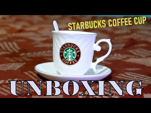 UNBOXING STARBUCKS COFFEE CUP