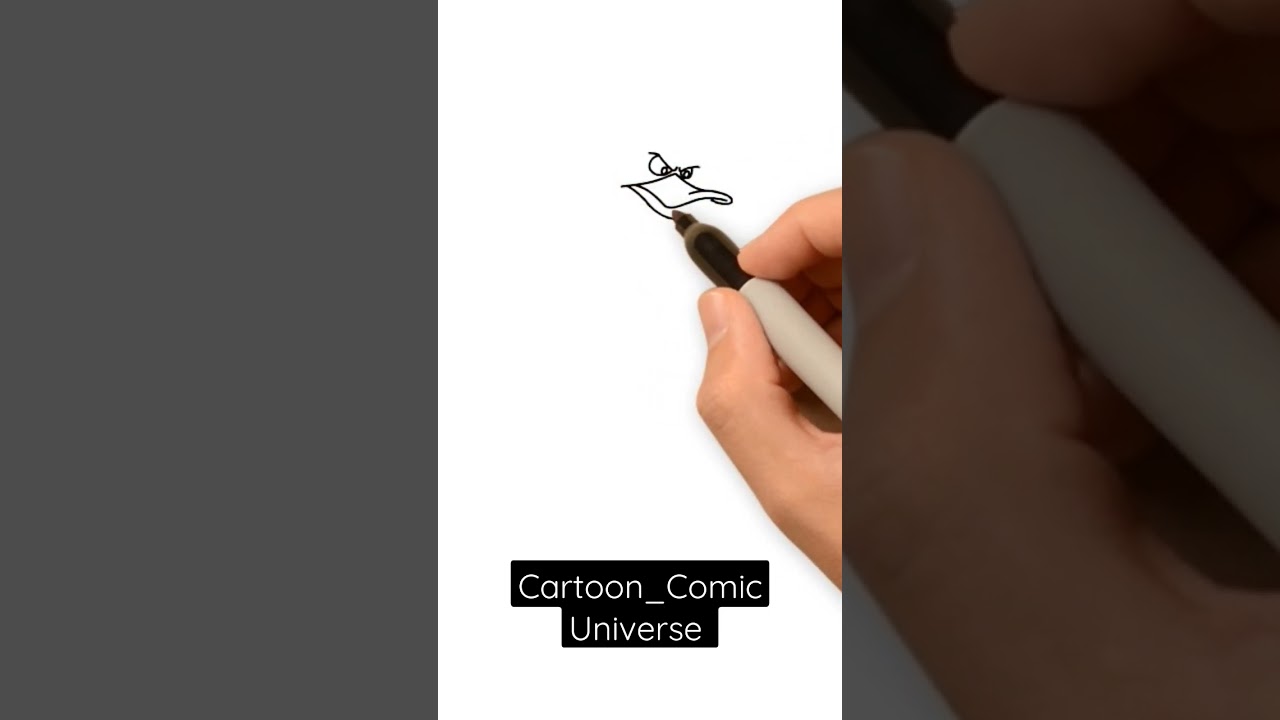 Disney Dark Wing Duck Drawing Tutorial #disney #darkwingduck #drawingchannels #digitalart #viral