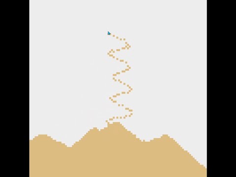 Sand Simulation Using Cellular Automata!